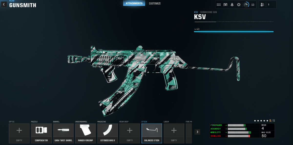 Bobbybombslive Call of Duty: Warzone KSV Build - wzranked