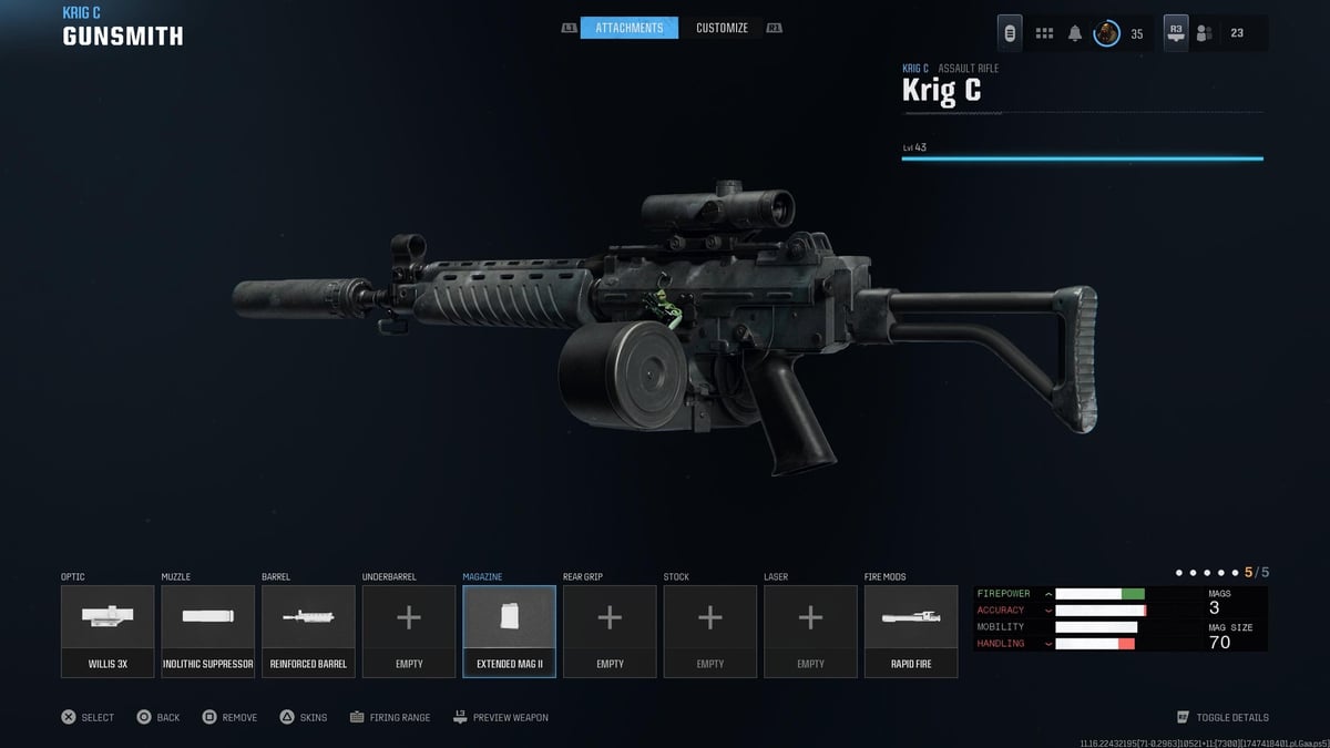 triple og Call of Duty: Warzone Krig C Build - wzranked