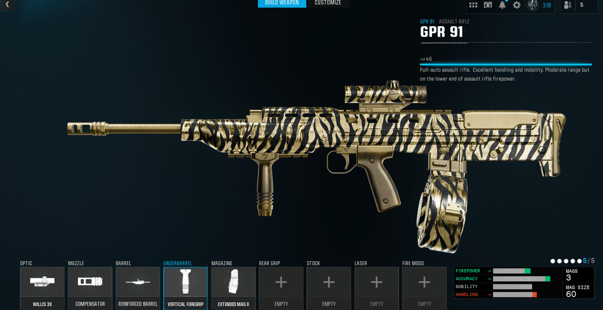 Bobbybombslive Call of Duty: Warzone GPR 91 Build - wzranked